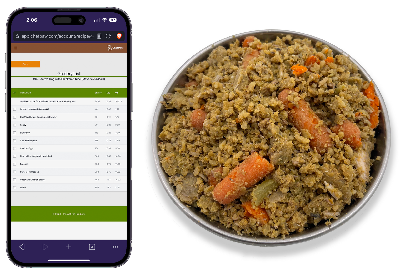 ChefPaw Dog Food Maker | Fresh Homemade Meals for Dogs & Pets