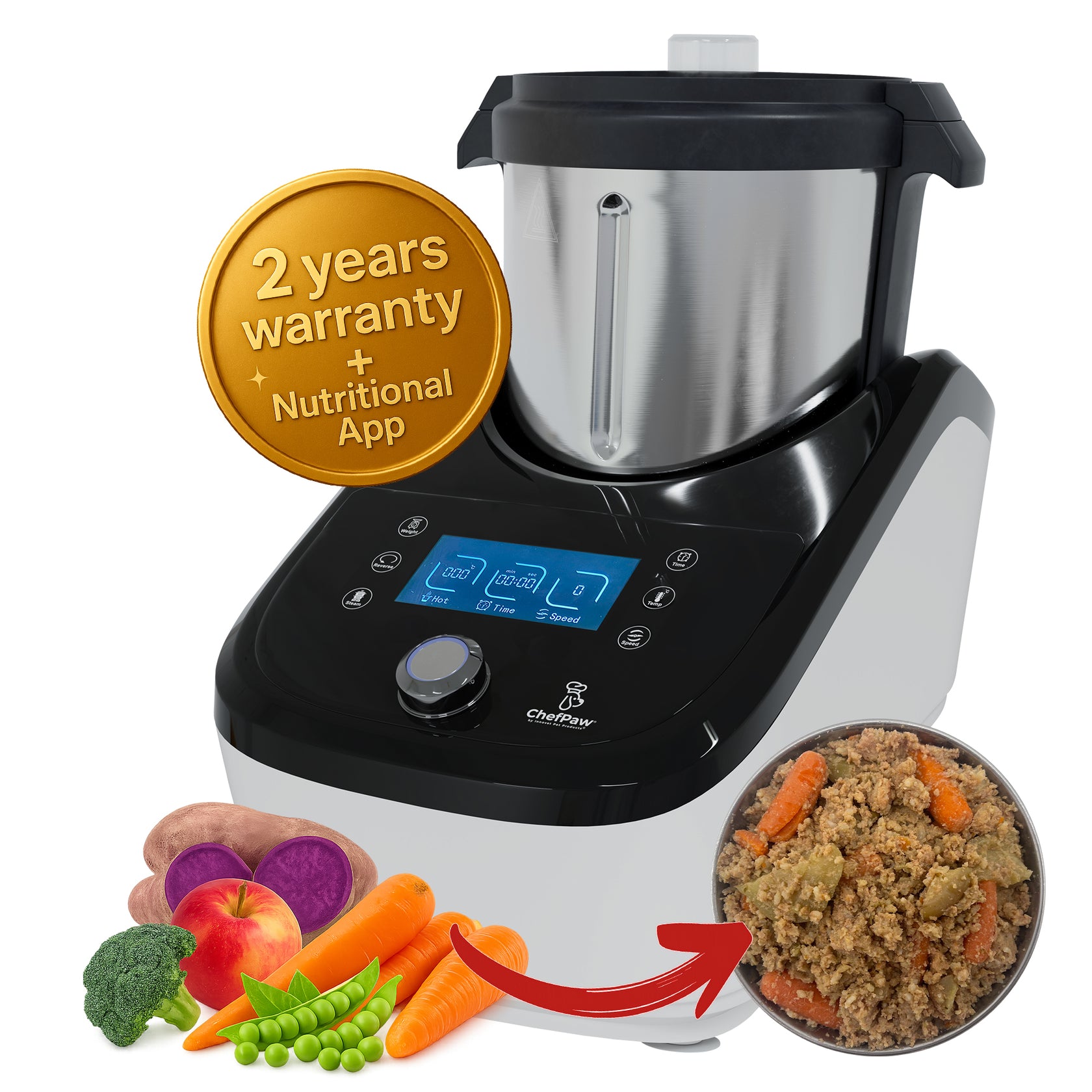 ChefPaw Dog Food Maker | Fresh Homemade Meals for Dogs & Pets