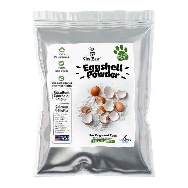 ChefPaw Eggshell Powder for Dogs | Natural Calcium Supplement for ...