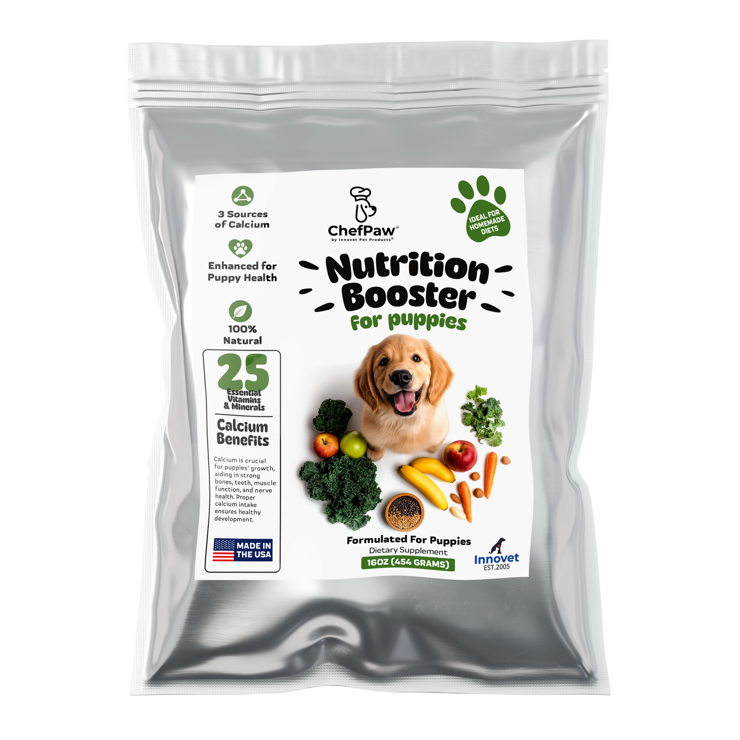 ChefPaw Nutrition Booster for Puppies | Vital Nutrients for Growing Puppies